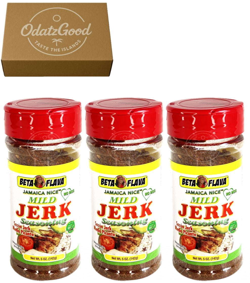 Beta Flava Mild Jerk Seasoning 5oz (142g) 3-Pack – Curated & Packaged ...