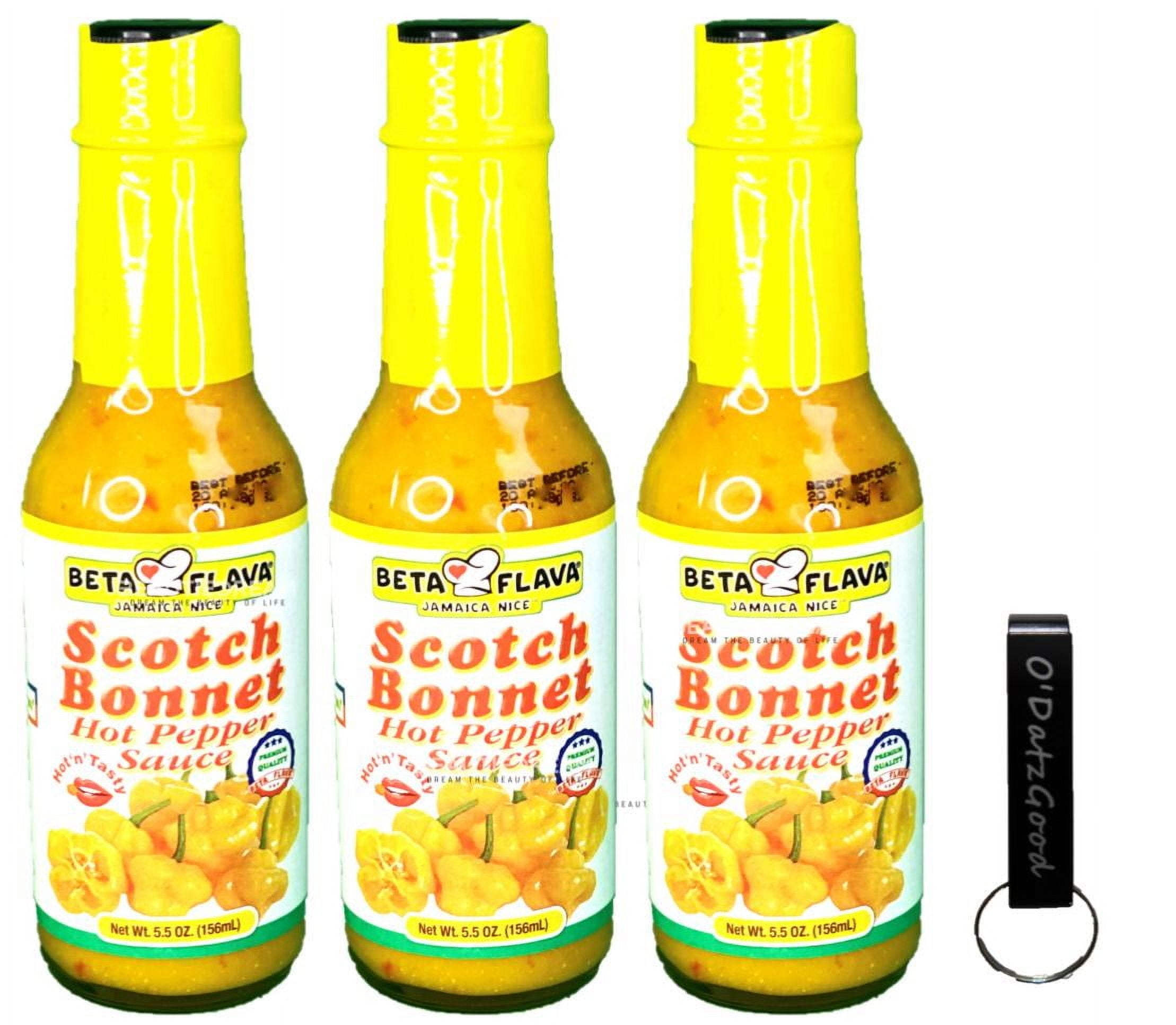 Beta Flava Scotch Bonnet 5 fl. oz (156ml) Pack of 3 Packaged w ...