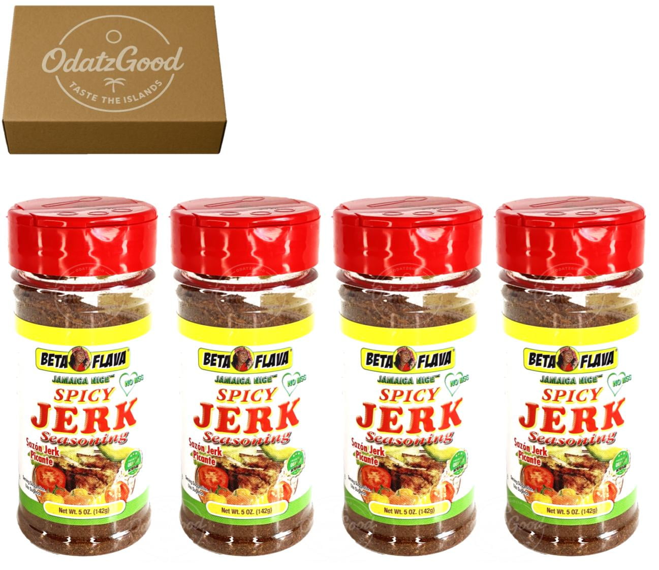 Beta Flava Spicy Jerk Seasoning 5oz (142g) 4-Pack – Curated & Packaged ...