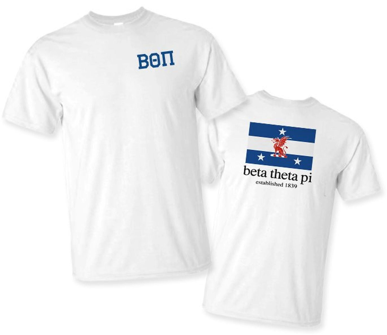 Beta Theta Pi Flag T-Shirt - Walmart.com