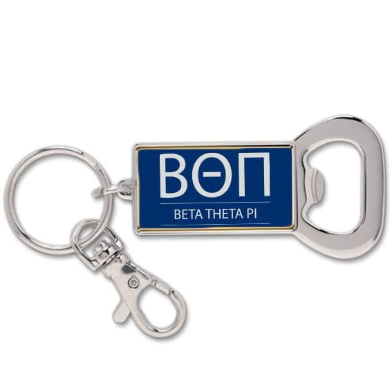 Beta Theta Pi Flat Bottle Opener Greek Letters and Fraternity Name ...