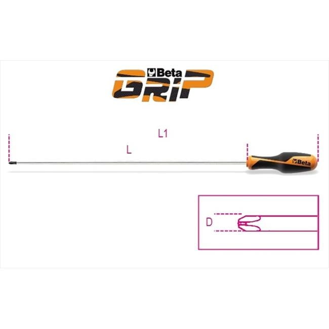 Beta Tools 1262L Ph 0 x 300 mm. Screwdrivers Long Series - Walmart.com