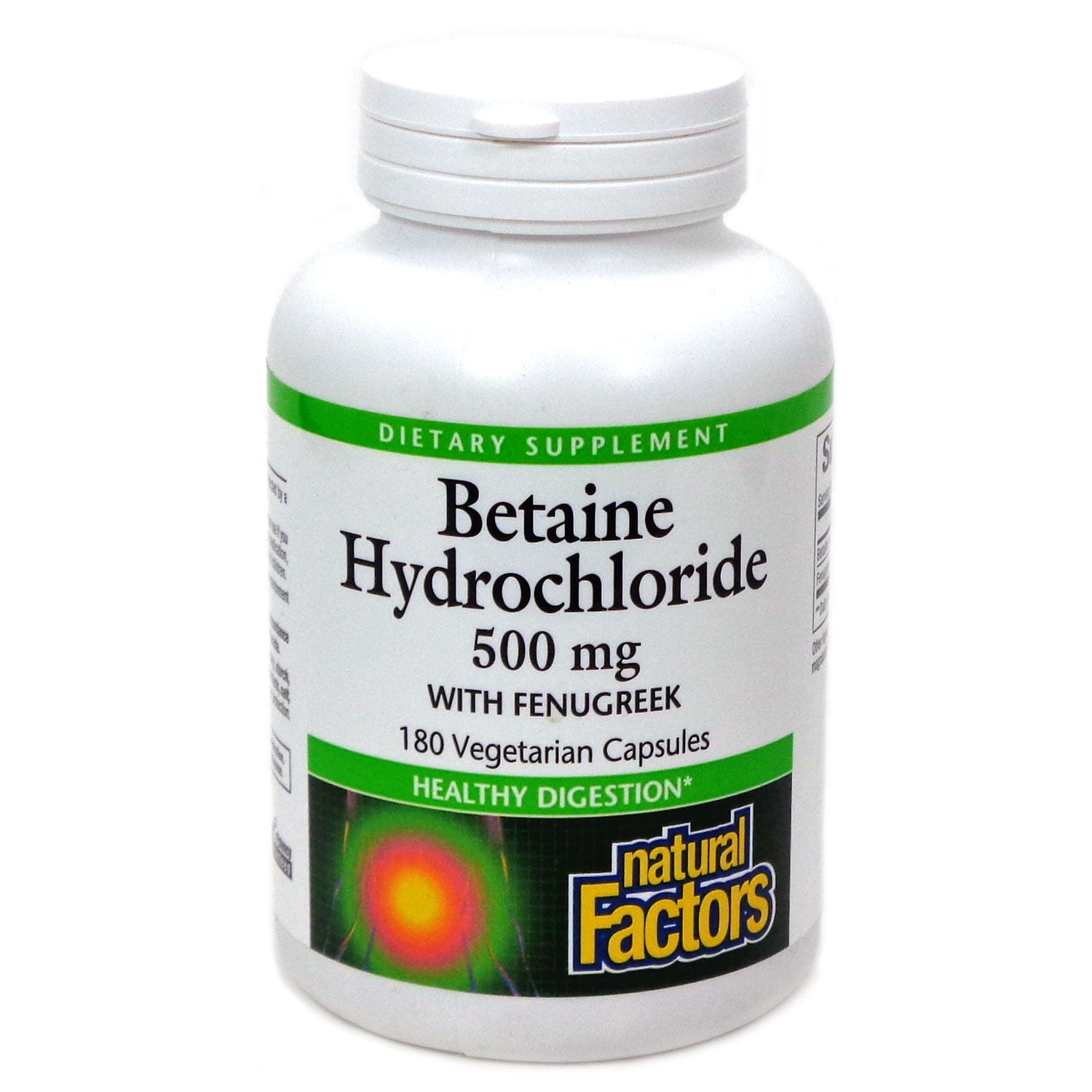 Natural Factors, Betaine HCL 500 mg, Supports Healthy Digestion and a ...