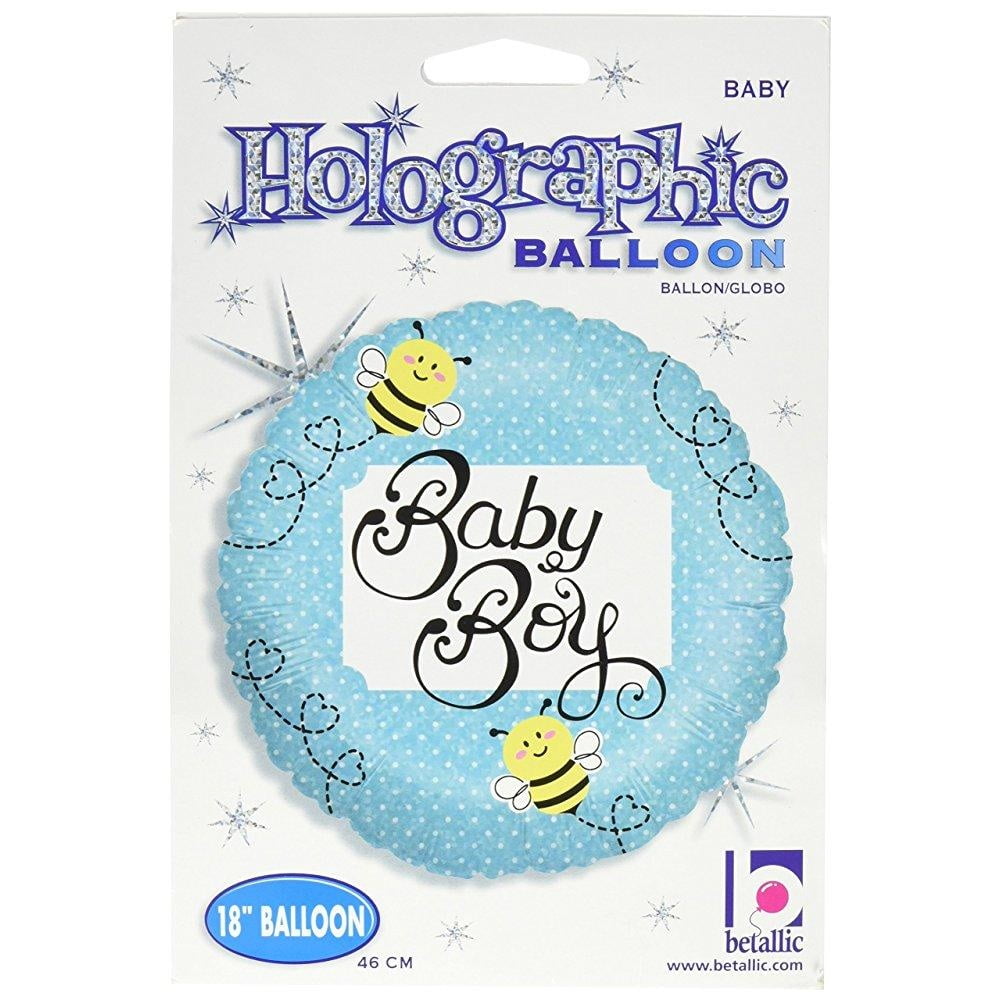 Betallic Baby Boy Bee Holographic, 18", Multicolor - Walmart Business ...