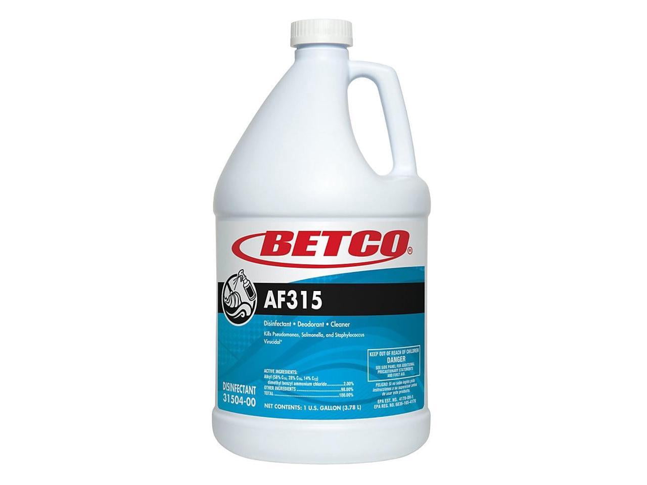 Betco® AF315 Multi-Purpose Household Disinfectant Cleaner, Citrus Floral Scent, 1 Gallon, Pack ...