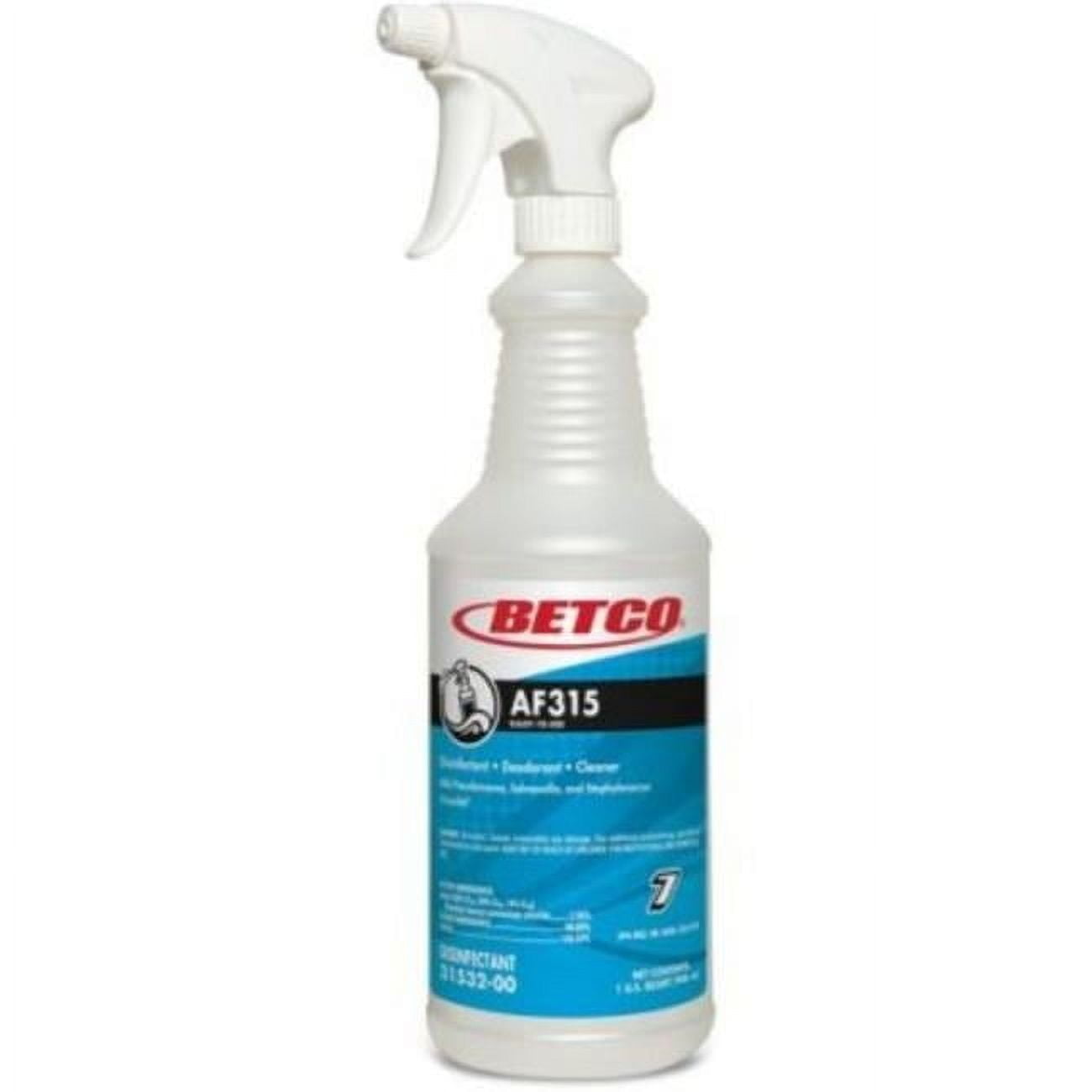 Betco AF315 Neutral PH Detergent & Deodorant, Turquoise - Walmart.com