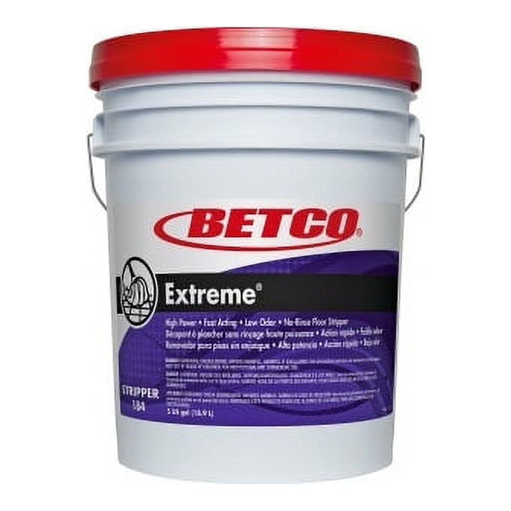 Betco Extreme Floor Stripper, Lemon Scent, Green - 640 fl oz ...