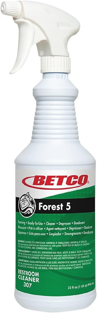 Betco® Forest 5 Foaming Cleaner, Mint, 32 Oz Bottle, Straw, Case Of 12 - Walmart.com