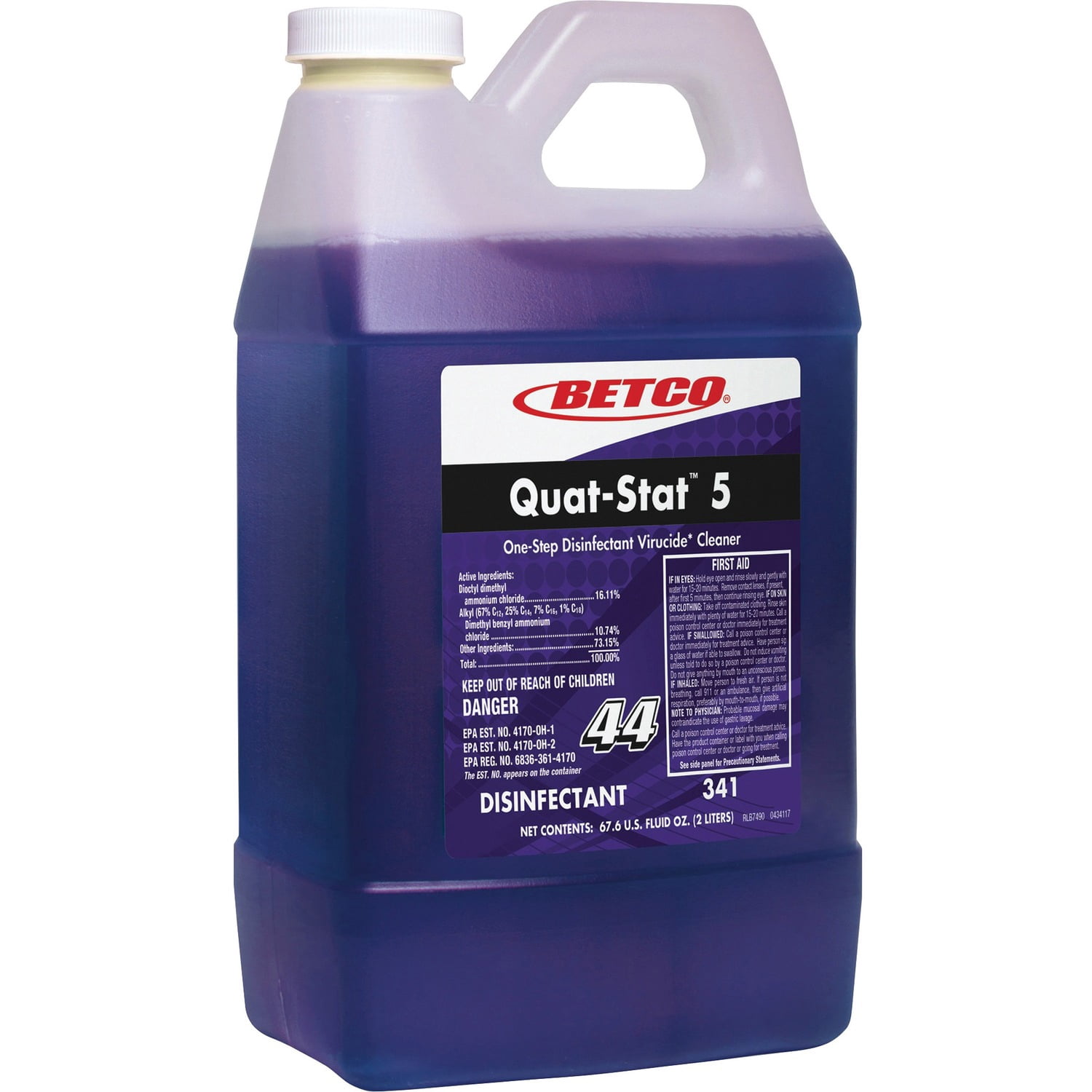 Betco® DISINFECTANT,QT ST 5,4-2L 3414700 - Walmart.com