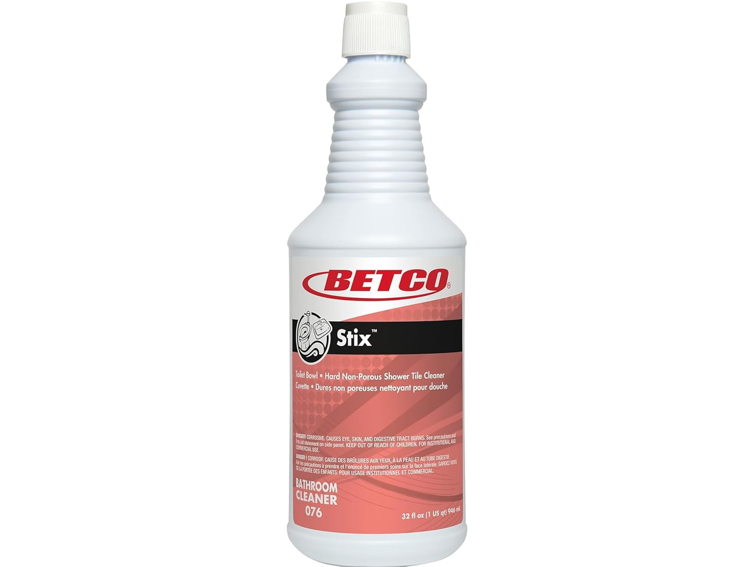Betco Stix Toilet Bowl Cleaner, Cherry/Almond Scent, 32 oz., 12 Bottles ...