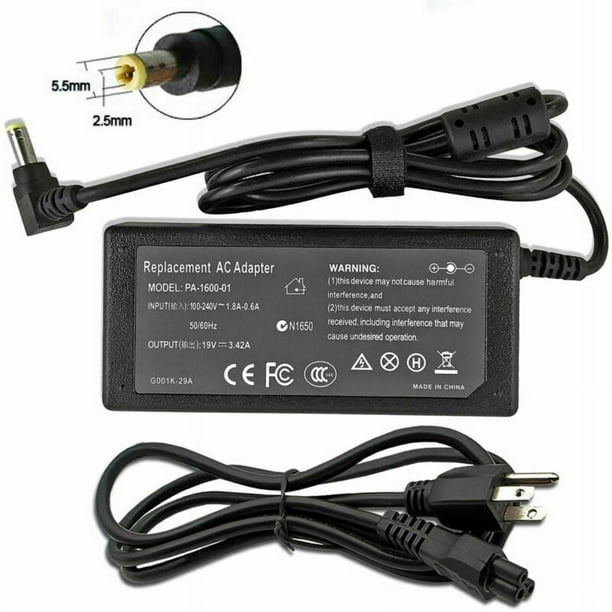 BetechParts 19V 3-Prong Power Adapter, PA-1600-01 - Walmart Business ...
