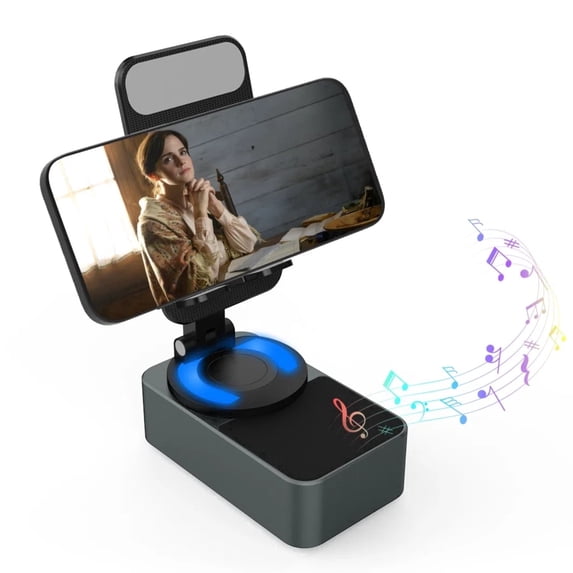 Antier 3-in-1 Charging Cell Phone Stand with Bluetooth Speaker & RGB ...