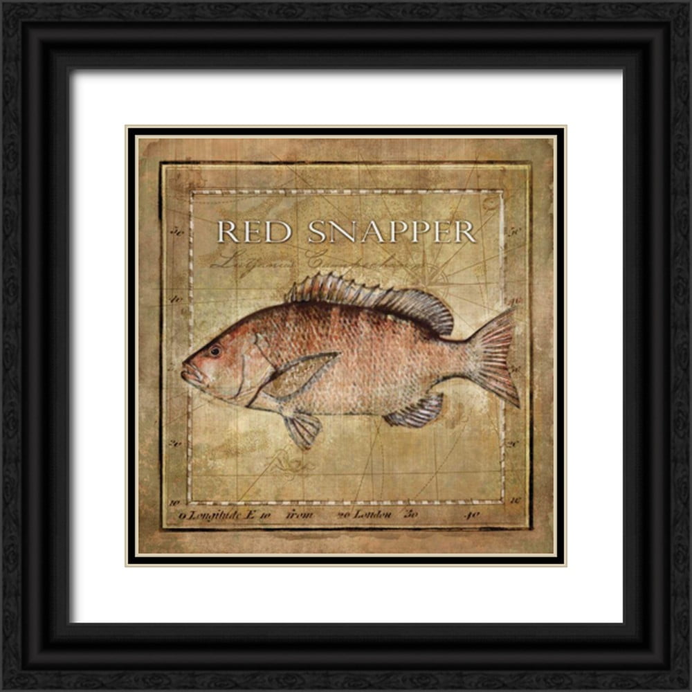 Beth Anne Creative 12x12 Black Ornate Wood Framed with Double Matting ...