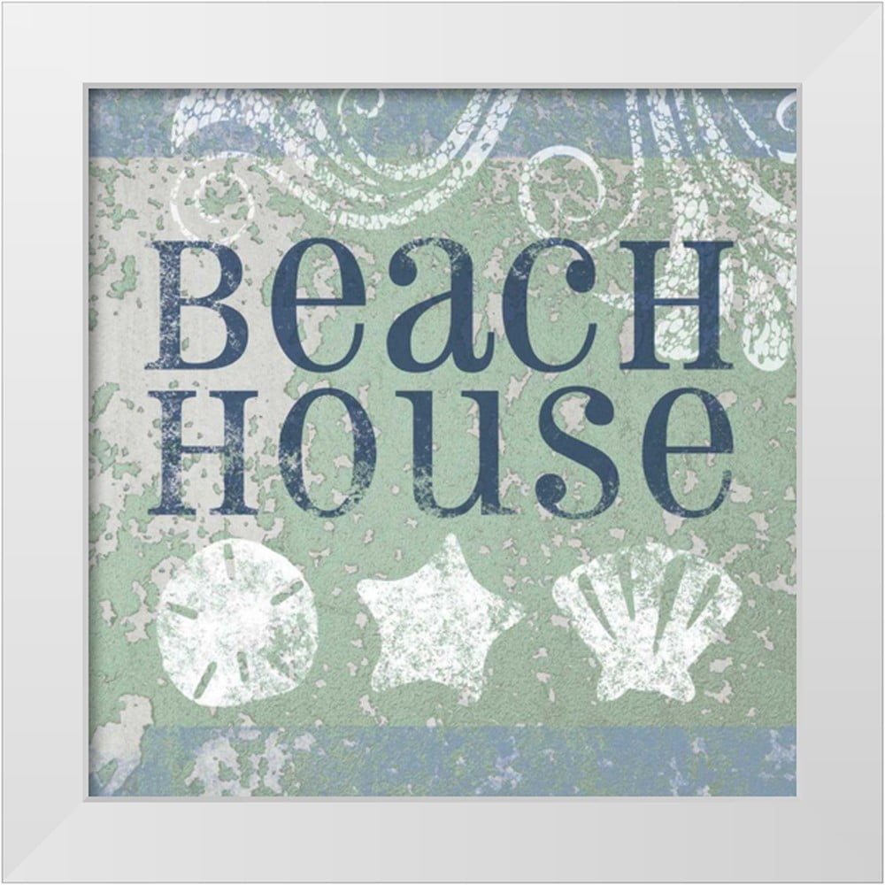 Beth Anne Creative 12x12 White Modern Wood Framed Museum Art Print ...