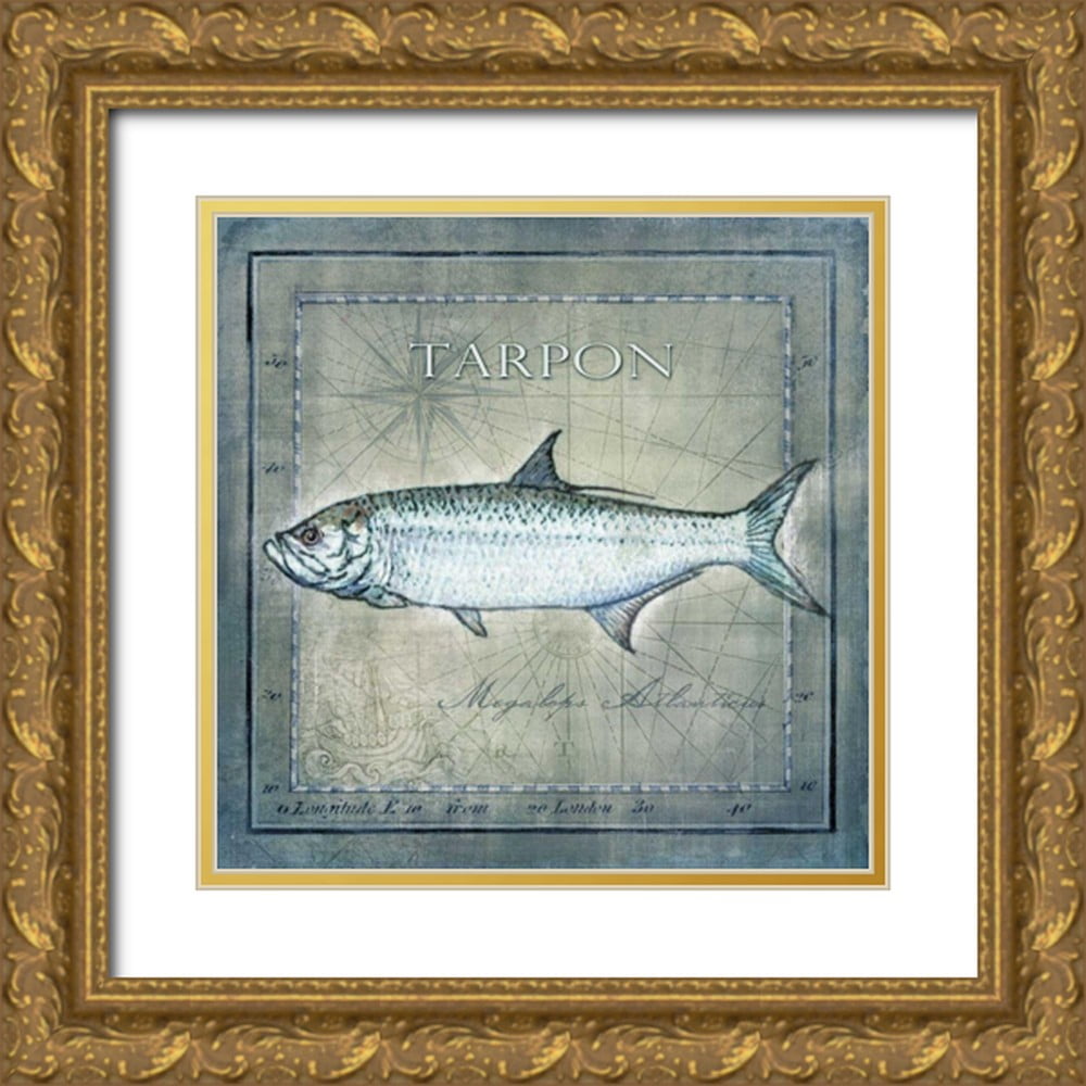 Beth Anne Creative 20x20 Gold Ornate Wood Framed with Double Matting ...