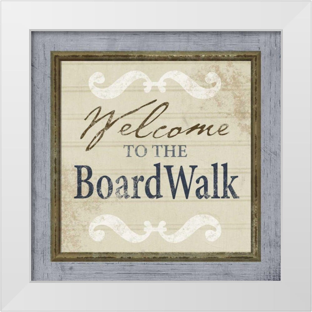 Beth Anne Creative 26x26 White Modern Wood Framed Museum Art Print ...