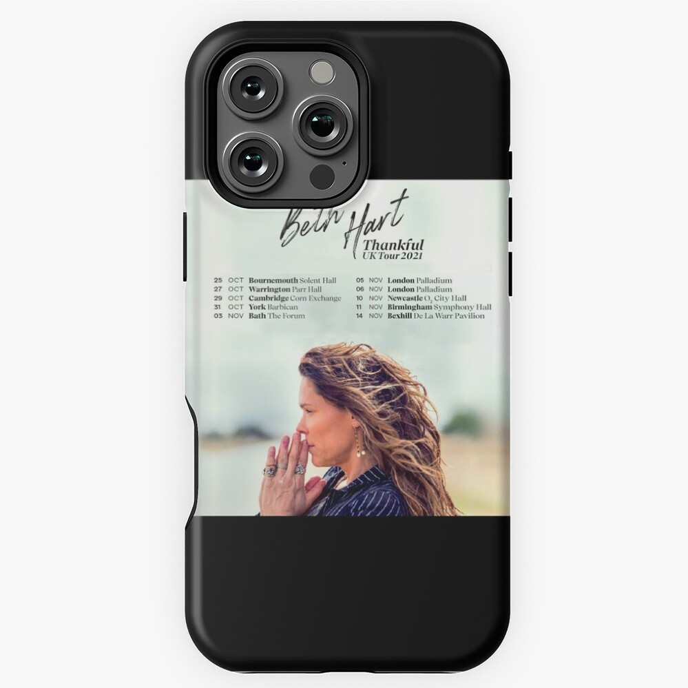 Beth Hart Thankful UK Tour 2021 Dates Phone Case for iPhone 16 15 14 13 ...