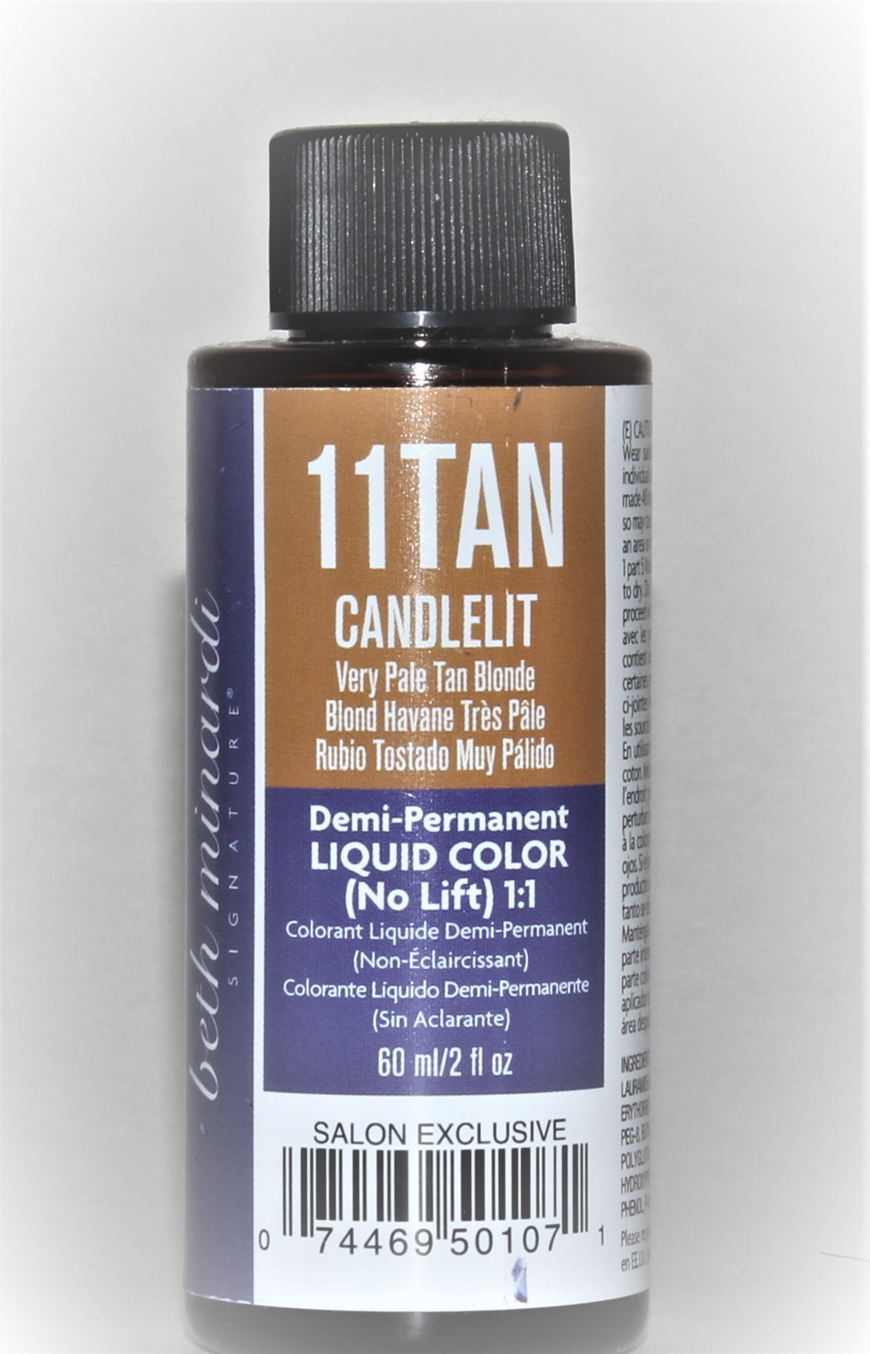 Beth Minardi Signature Demi-Permanent Liquid Color 11TAN Candlelit Vary ...