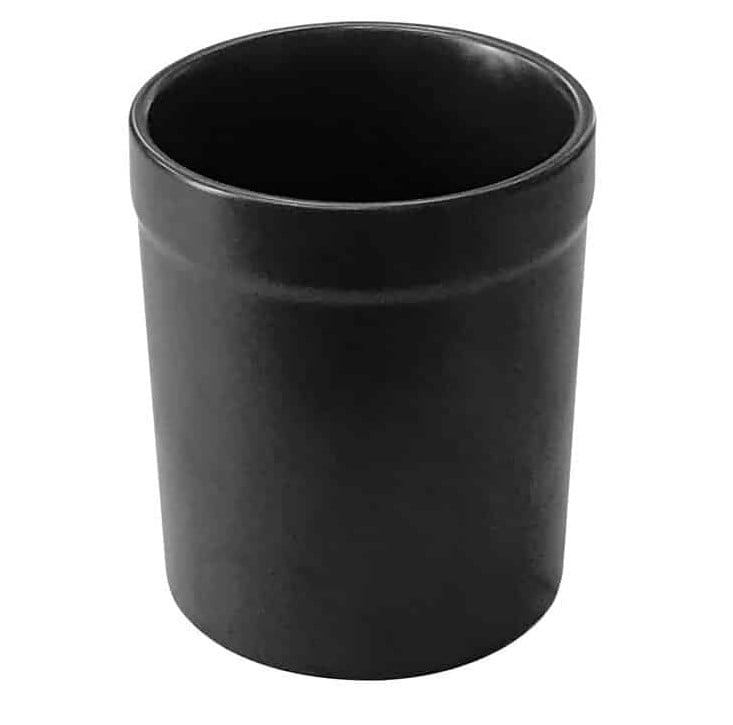 Bethany Housewares Ceramic Utensil Holder, Solid Black, Kitchen ...