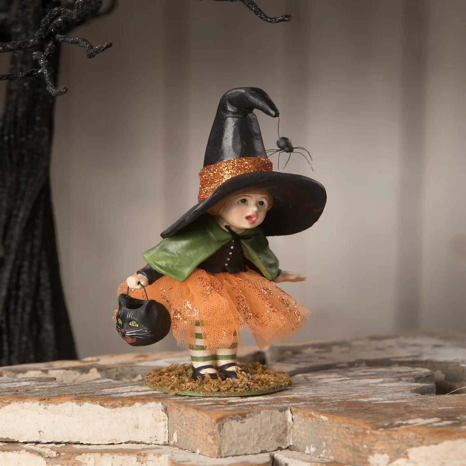 Bethany Lowe Little Lavinia Witch With Spider - Walmart.com