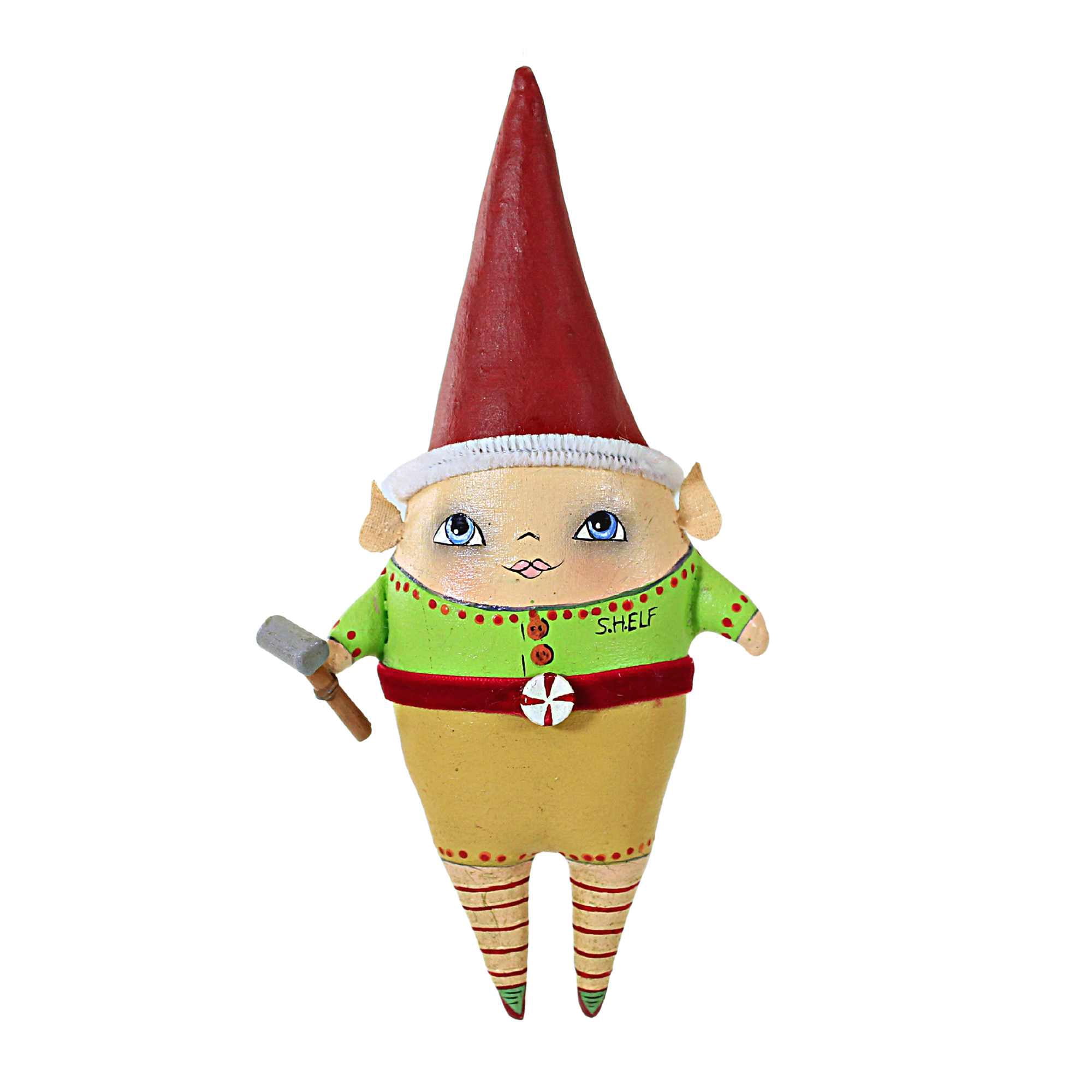 Bethany Lowe Santa's Helper Elf Ornament - One Ornament 8.0 Inch ...