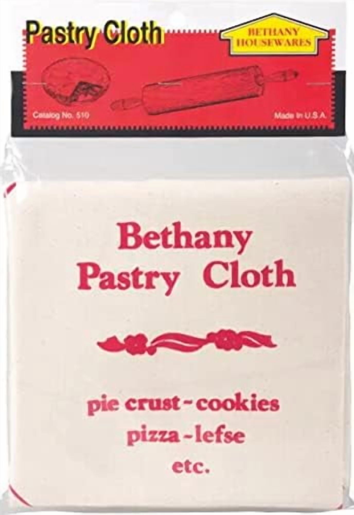 Bethany Pastry Cloth 19" Cotton Shrinkwrapped, 1 Pack, Tan$$Home Decor ...