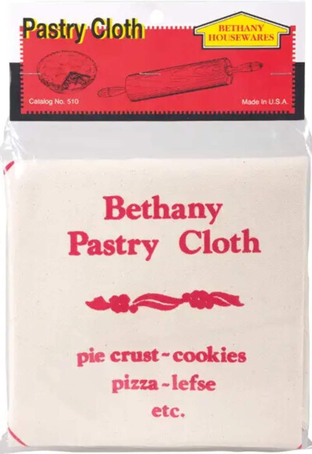 Bethany Pastry Cloth 19" Cotton Shrinkwrapped, 1 Pack, Tan - Walmart.com