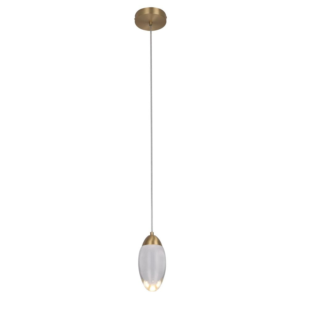 Bethel International LED Pendant in Brass Color - Walmart.com