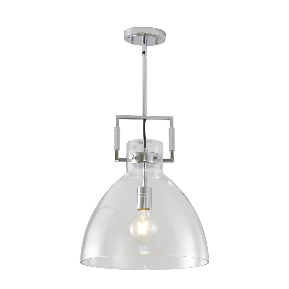 Bethel International Pendant Chrome Iron & Glass - Walmart.com