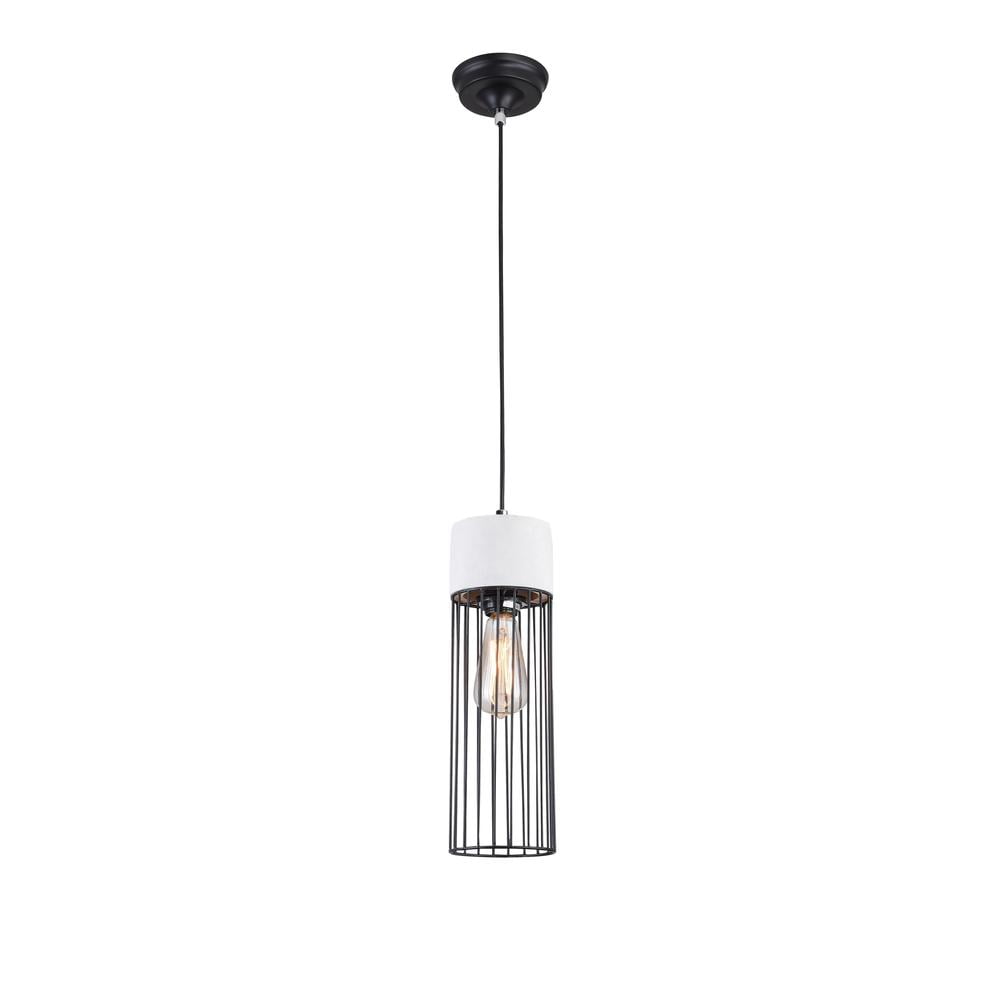 Bethel International Single Pendant Lighting Grey Metal - Walmart.com