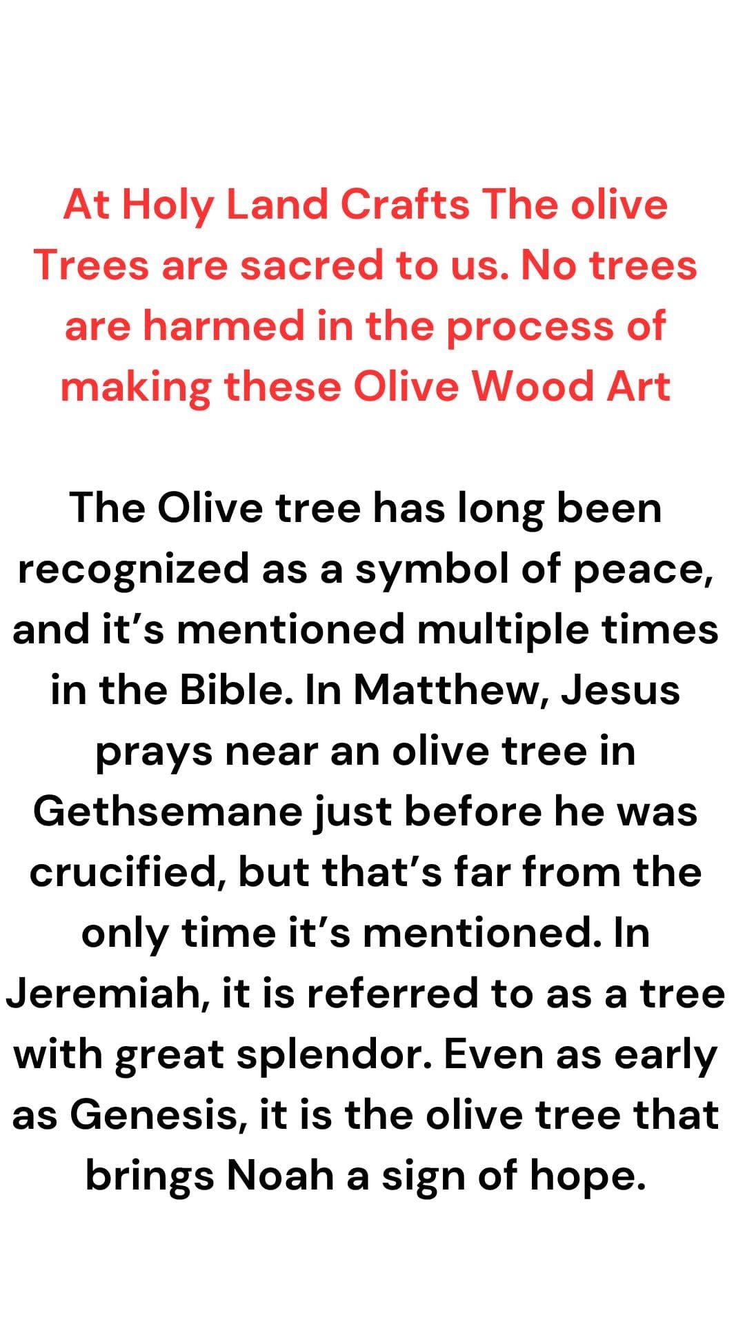 Bethlehem Olive Wood Praying Hands 6 Inch Statue with Rosary, Holy Land ...