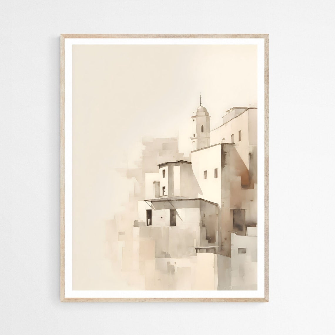 Bethlehem Poster Jerusalem Town Wall Art Bible Christian Faith ...