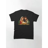 Bethlehem Scene Mary Giving Birth Baby Jesus Christmas Unisex T-Shirt ...