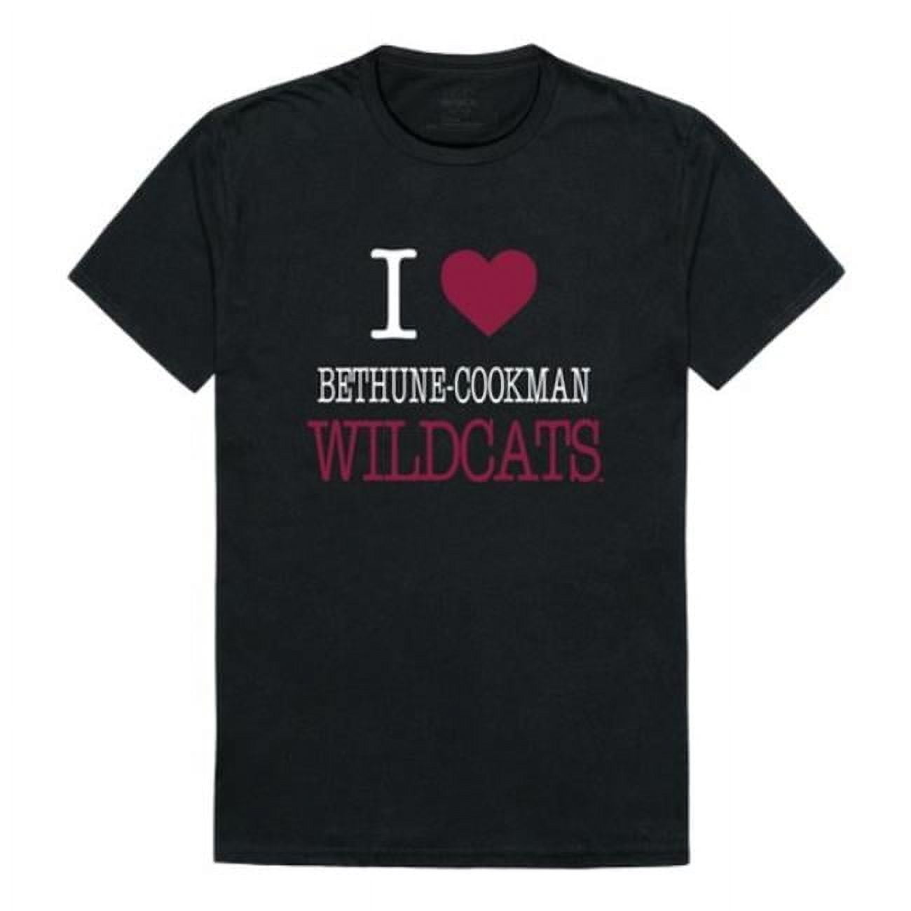 Bethune-Cookman University Wildcats I Love T-Shirt, Black - Extra Large ...