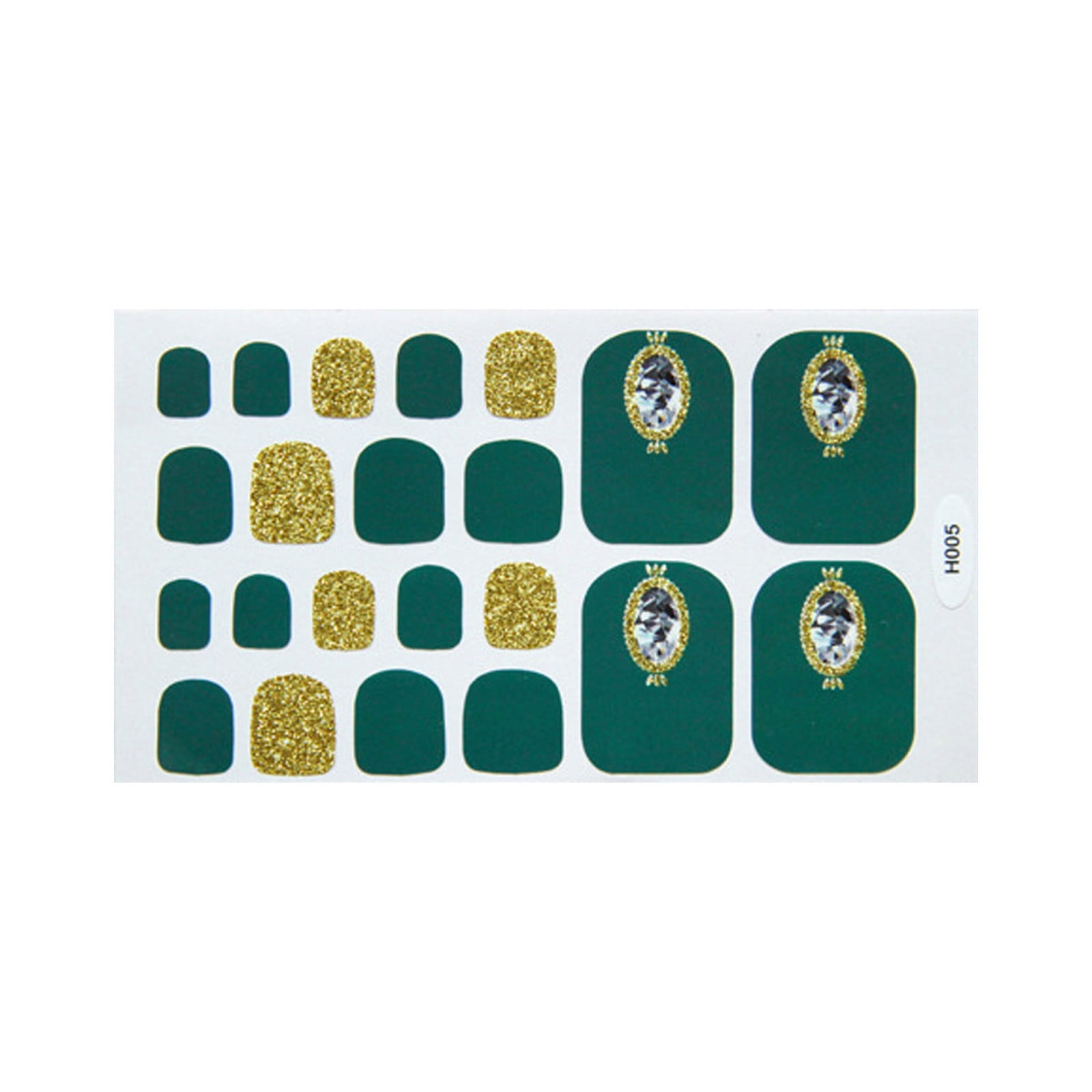 Betivan 1 Counts Foot Stickers Foot Nail Stickers For Female DIY Nail ...