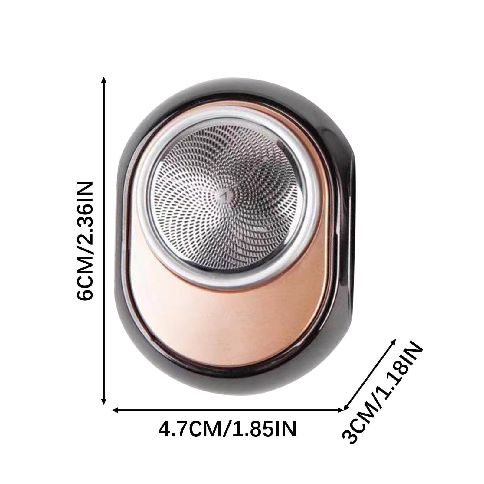 Betivan 1 Counts High End Round Head Small Portable Men's Shaver Car ...