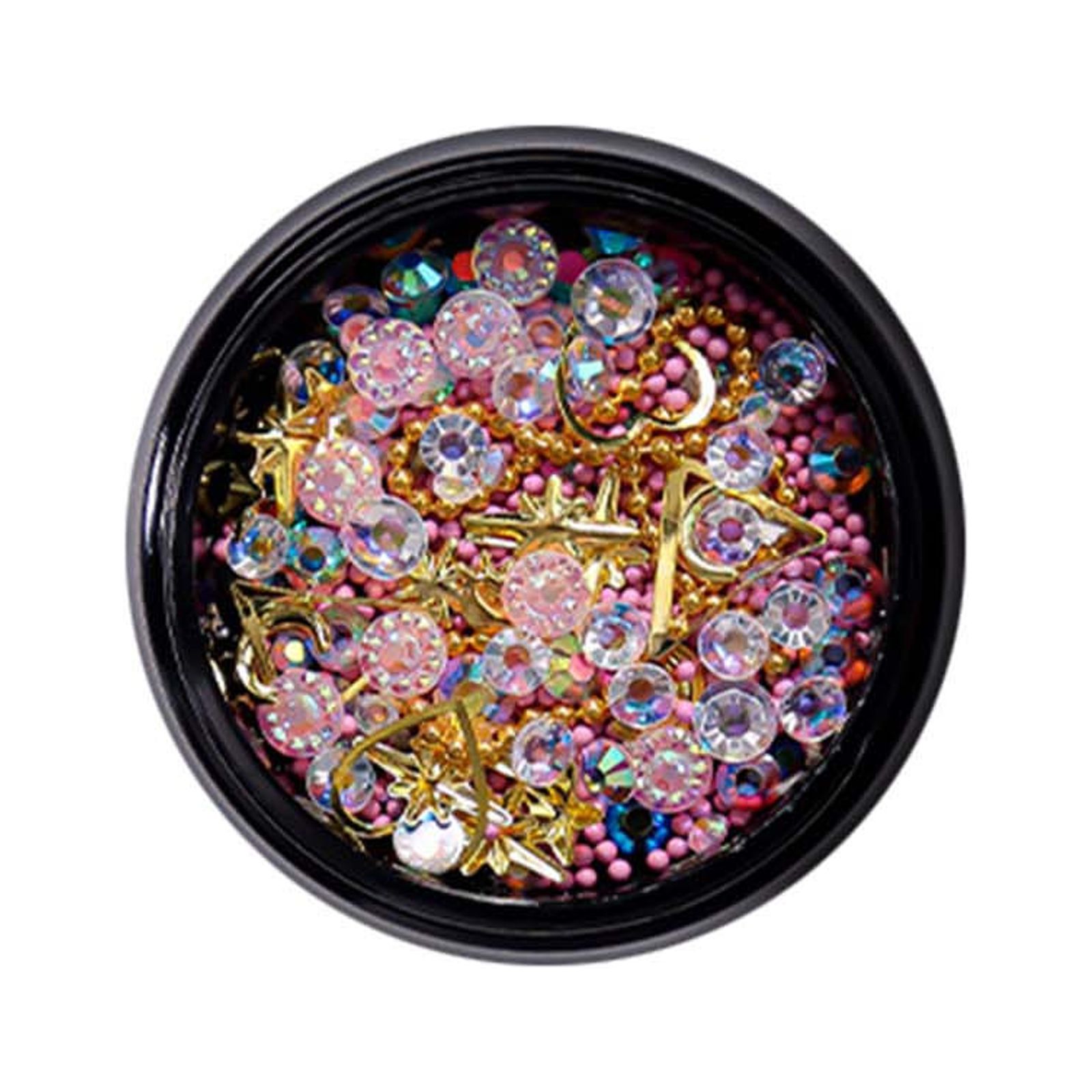 Betivan 2 Counts Colorful Diy Rhinestone Bead Chain Set Three ...