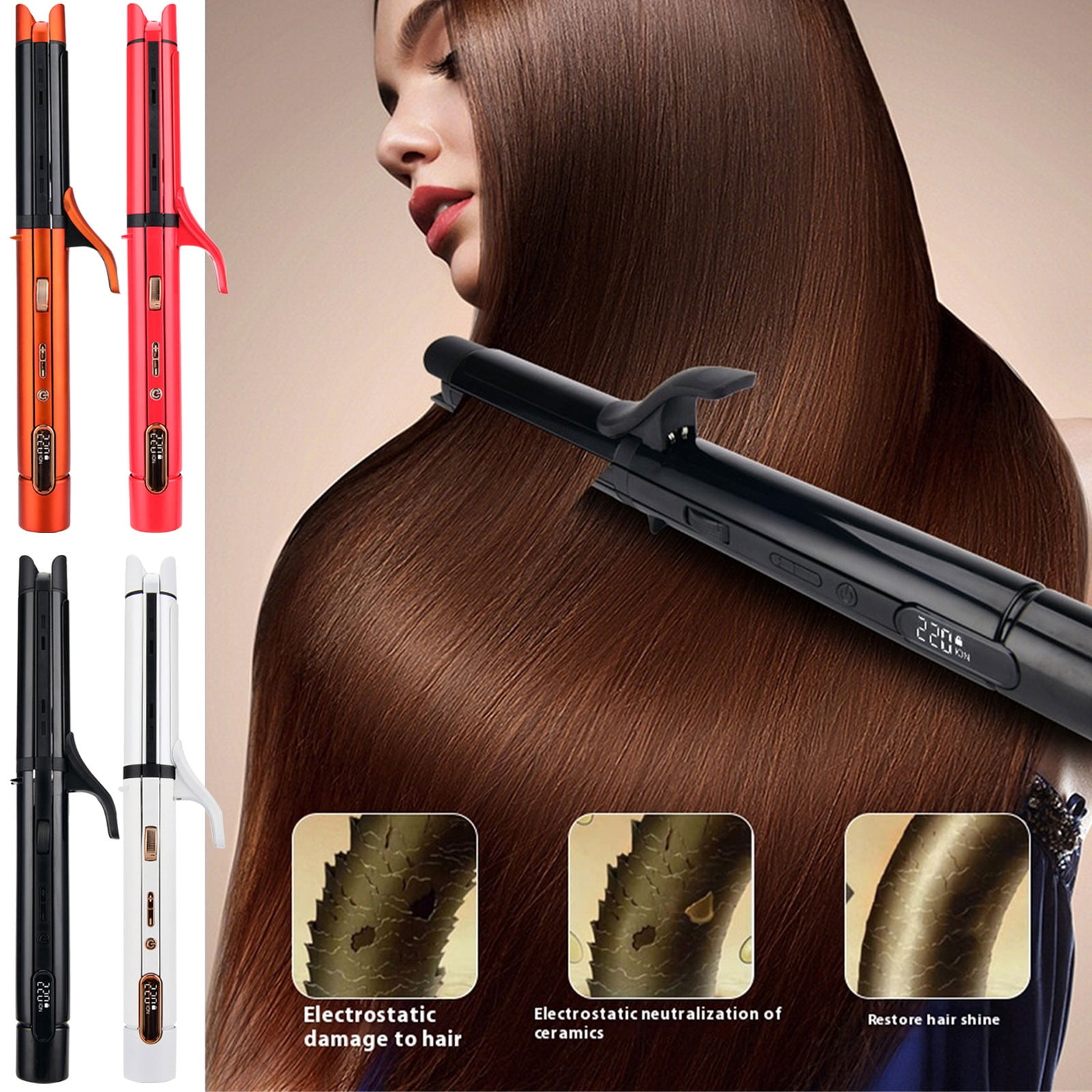 Betivan 3 in 1 Curling Wand Set - Hair Waver Curling Iron for Women ...