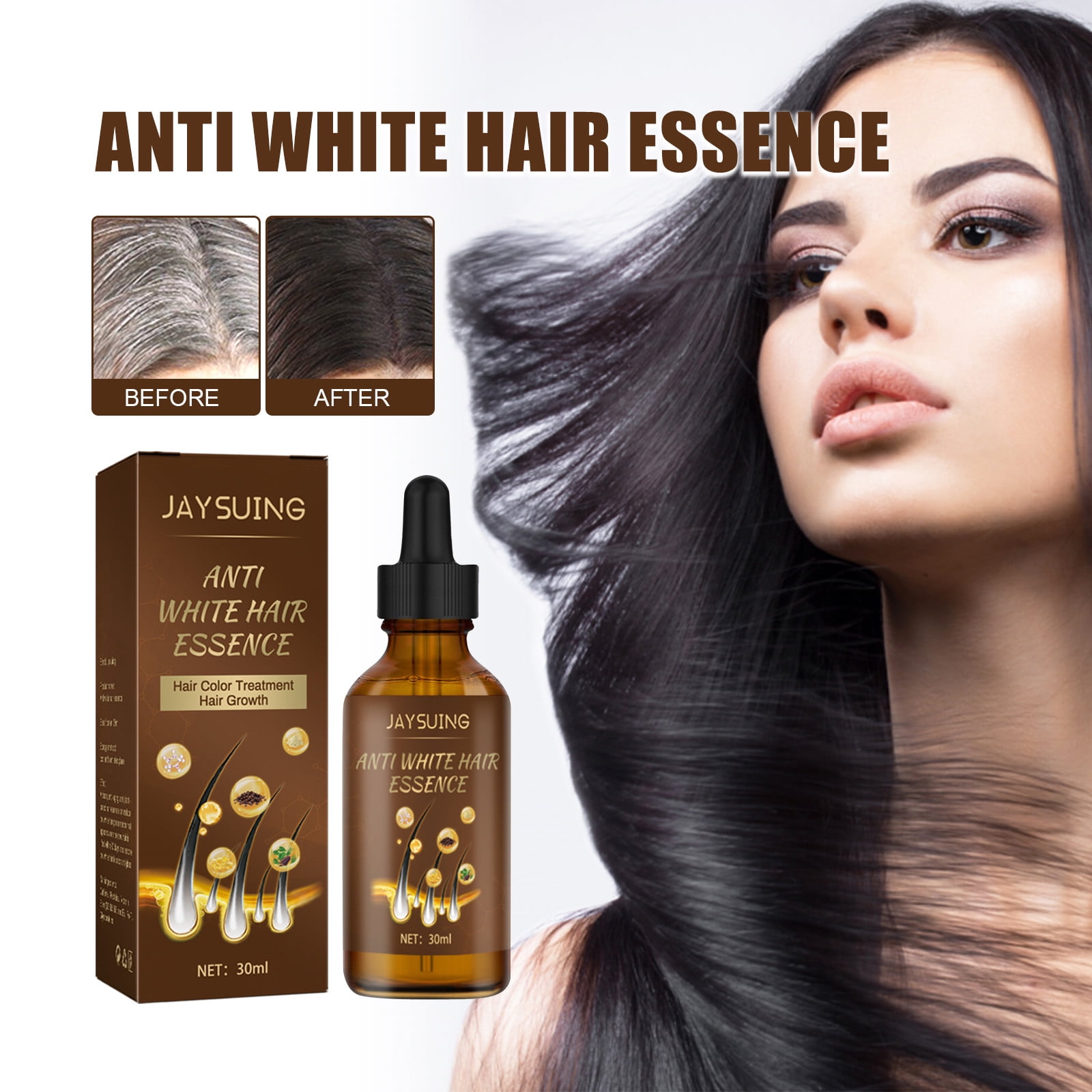 Betivan Back to School Anti-Gray Hair Serum,Hair Growth Essential Oil ...