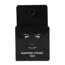 Eisoary Eyebrow Mapping String 20m Pre-inked with Cutter Safe Draw Lines Positioning Measuring ...
