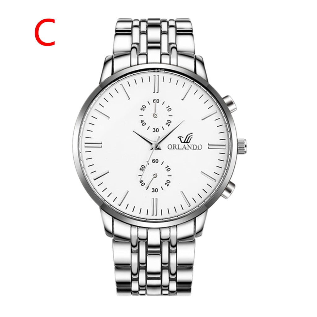 Betivan Independence Day Gift Mens Gold Watches Waterproof Stainless ...