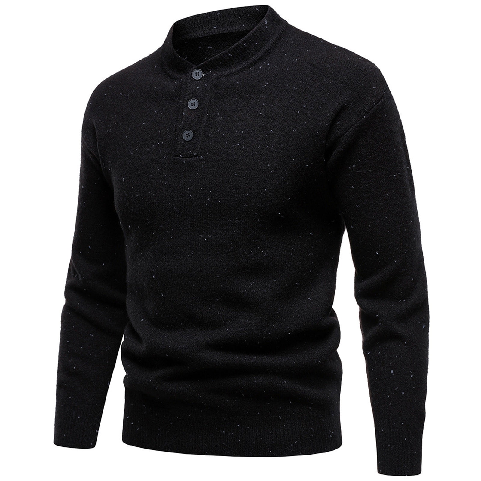 Betivan Men Solid-Color Gradient Knit Sweater, Slim Fit Turtleneck ...