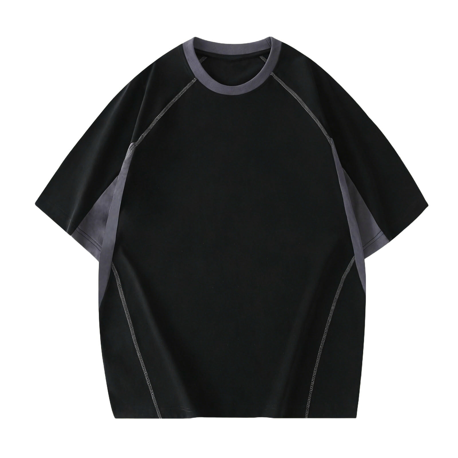 Betivan Men's Color Block T Shirt Summer Casual Round Neck Short Sleeve ...