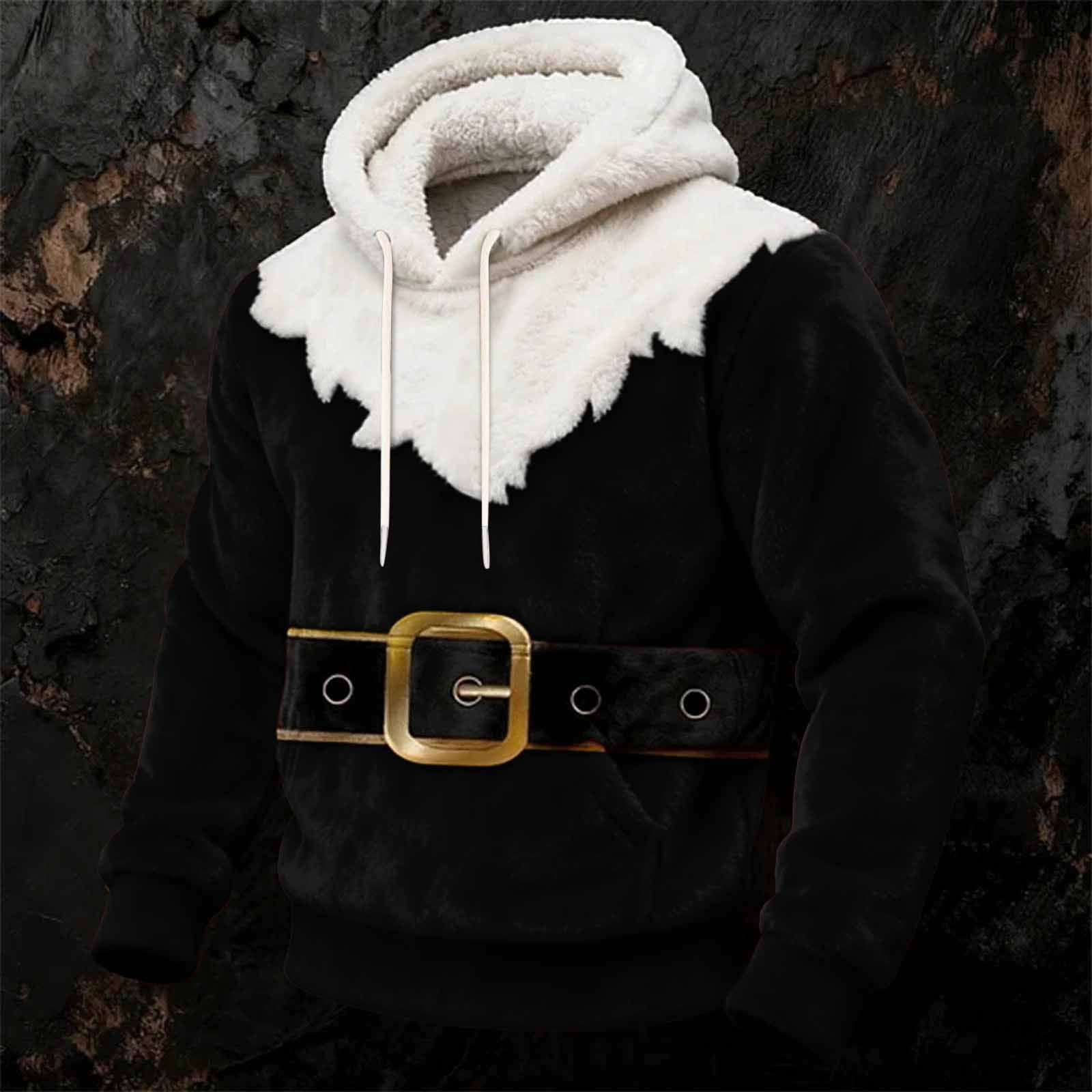Betivan Men's Flannel Hooded Sweatshirt, Long Sleeve Pullover, Soft ...