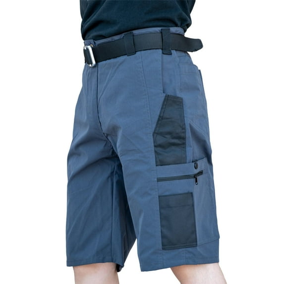Betivan Men's Solid Tactical Cargo Shorts Multi-pocket Elastic Waist ...