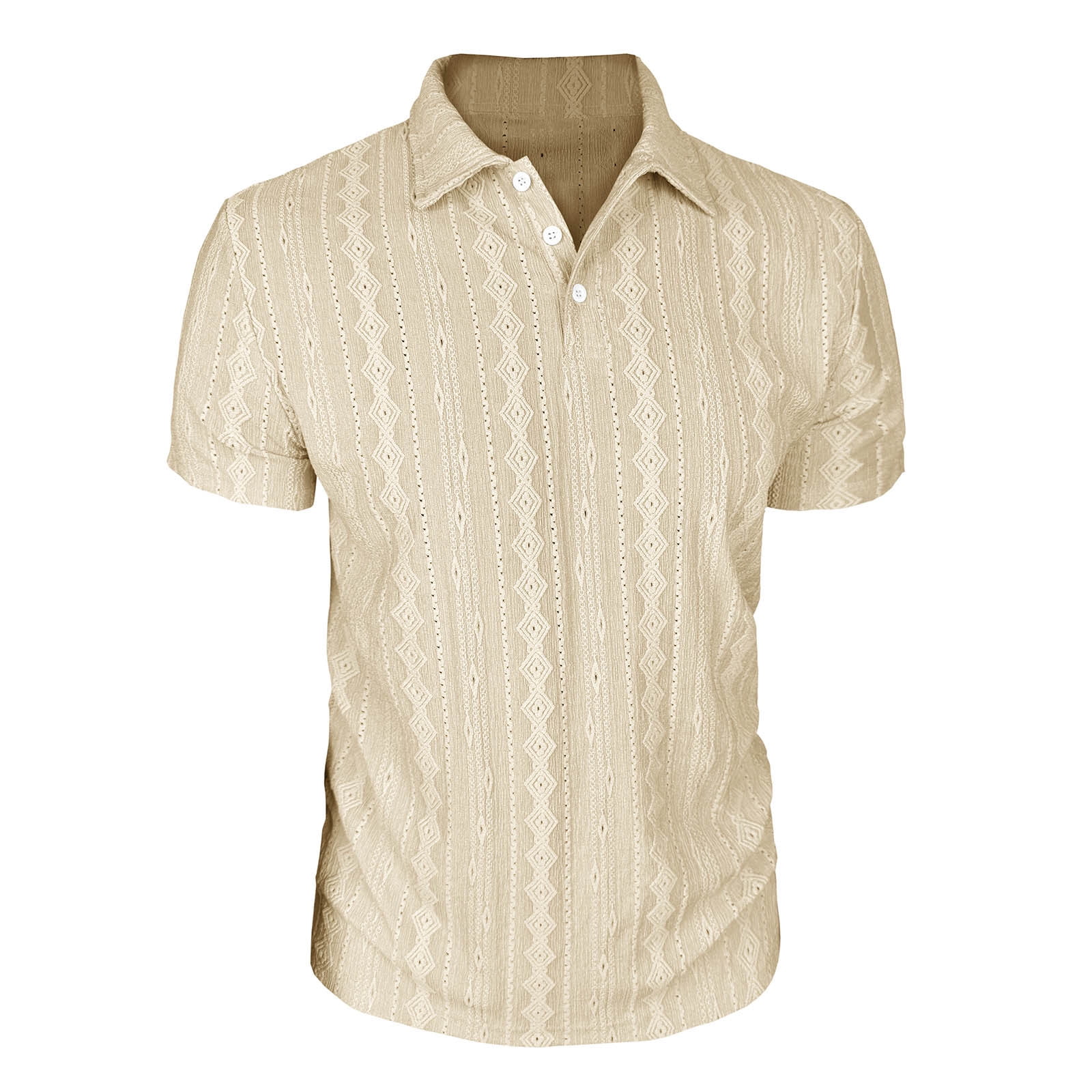 Betivan Men's St. Patrick's Day Printed Shirt Turndown Collar Button ...