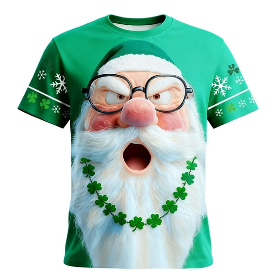 Betivan Men's St. Patrick's T-shirt St. Patrick's Printed Casual ...