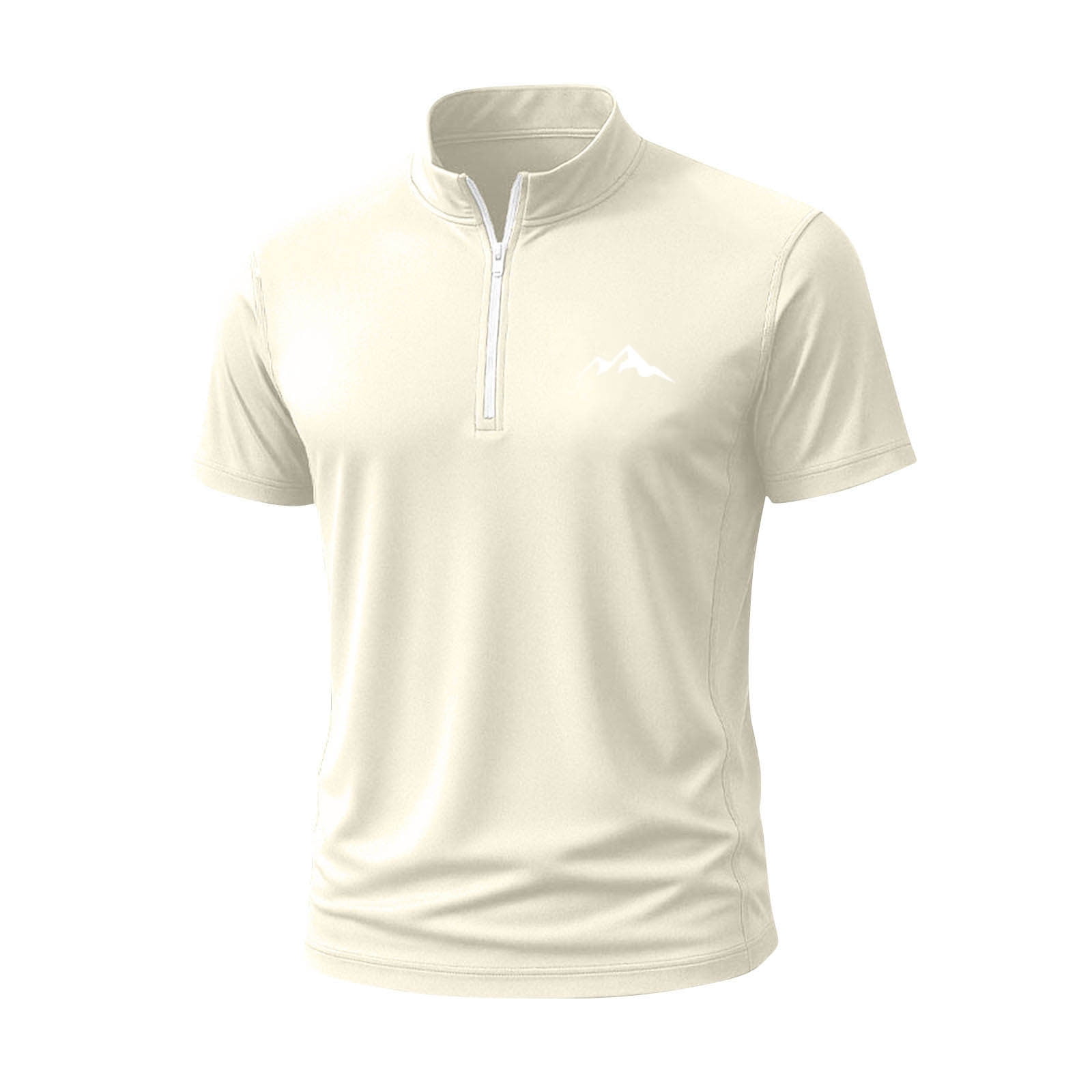 Betivan Men's Summer Solid Color Sports Training Top Quick Dry Stand ...