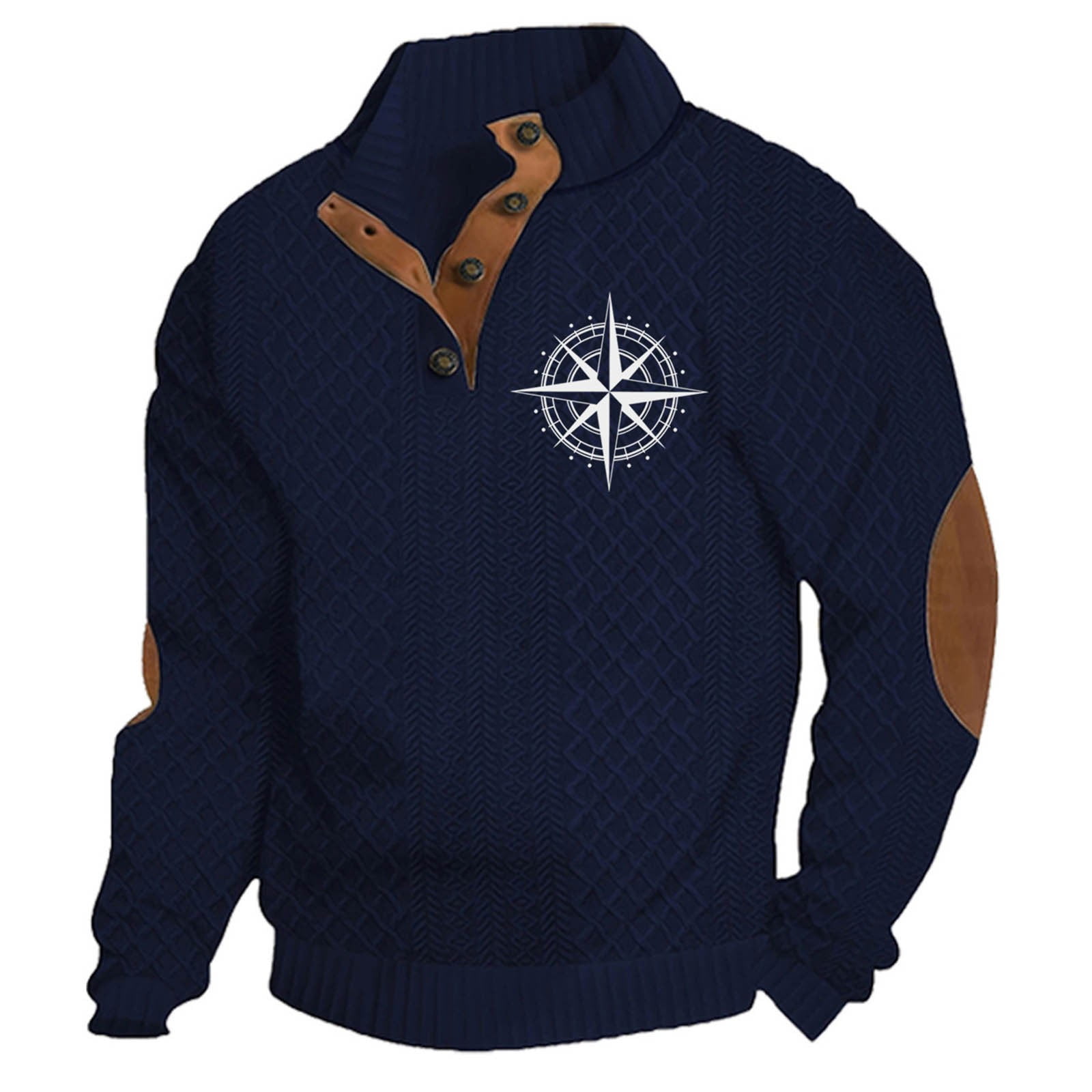 Betivan Men's Sweatshirts Outdoor Activity Casual Stand Up Collar ...