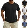 Betivan Mens Workout Shirts Dry Fit Sun Protection Athletic Short ...